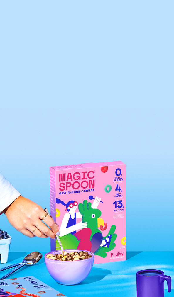 High Protein, Keto-Friendly, 0g Sugar Cereal | Magic Spoon Cereal