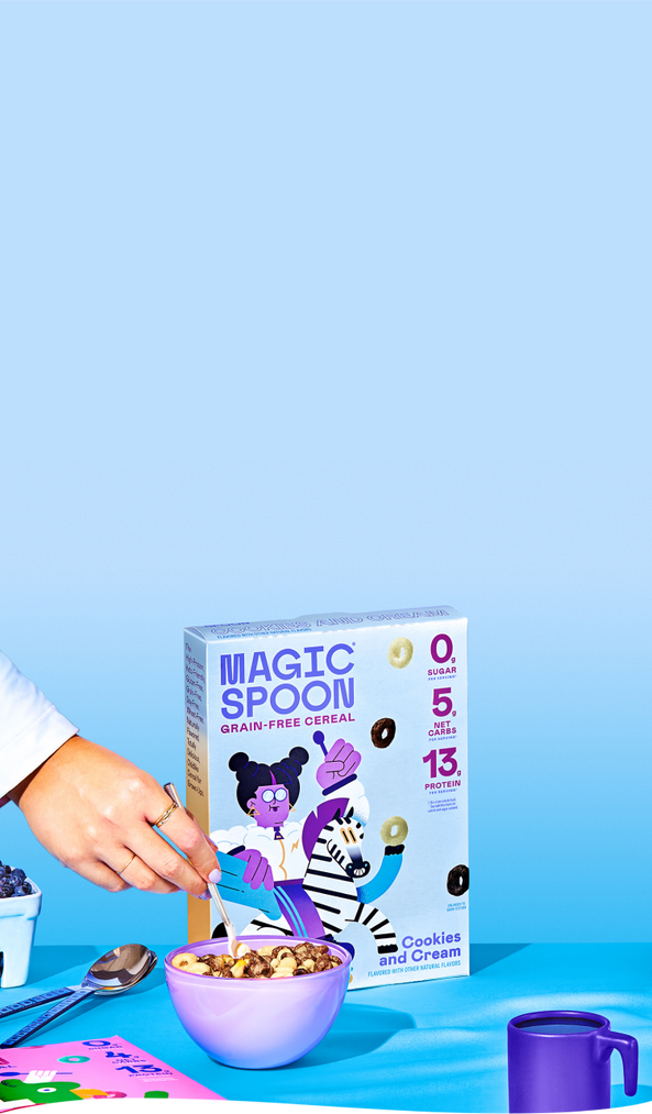 High Protein, Keto-Friendly, 0g Sugar Cereal | Magic Spoon Cereal